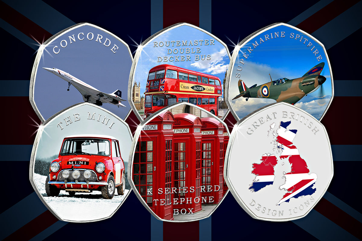 Great British Design Icons – The Commemorative Coin Company
