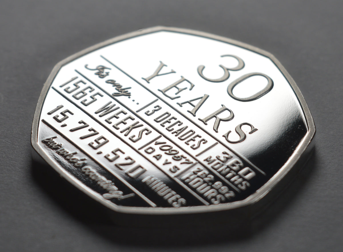 30th Birthday – The Commemorative Coin Company