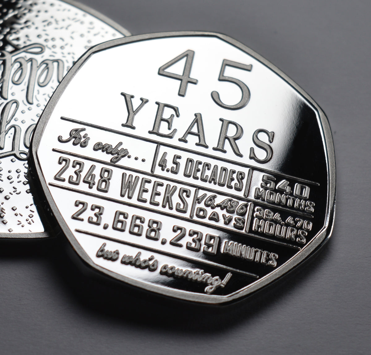 45th Birthday – The Commemorative Coin Company