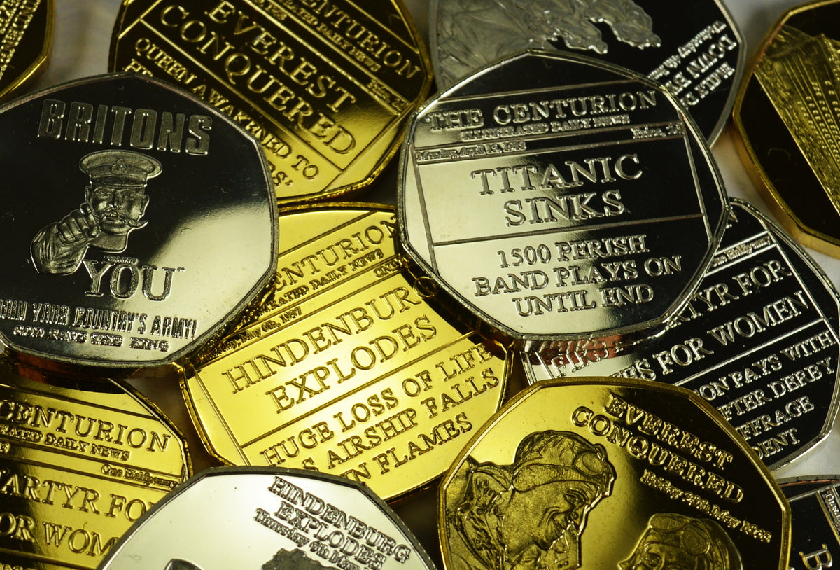 '20th Century News' Iconic Events Series – The Commemorative Coin Company