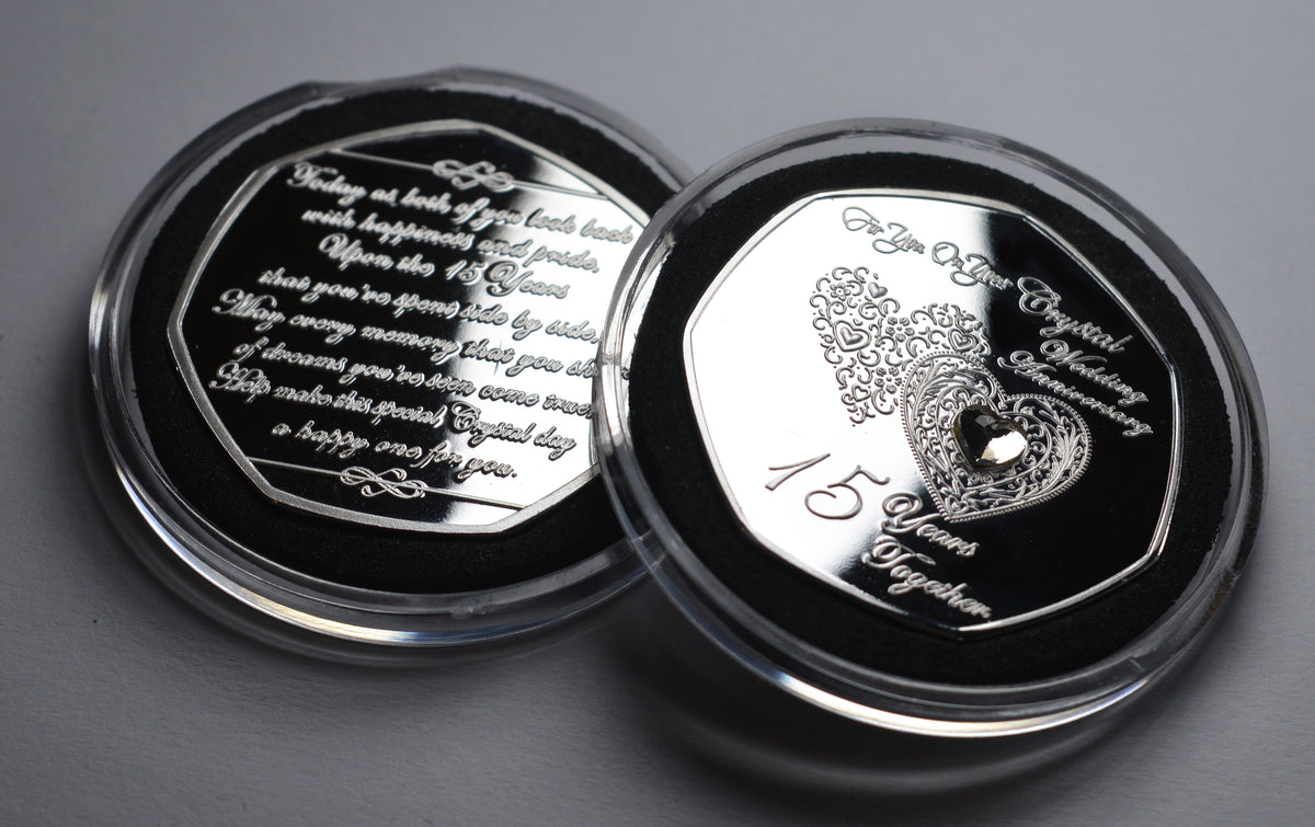 15th Wedding Anniversary – The Commemorative Coin Company