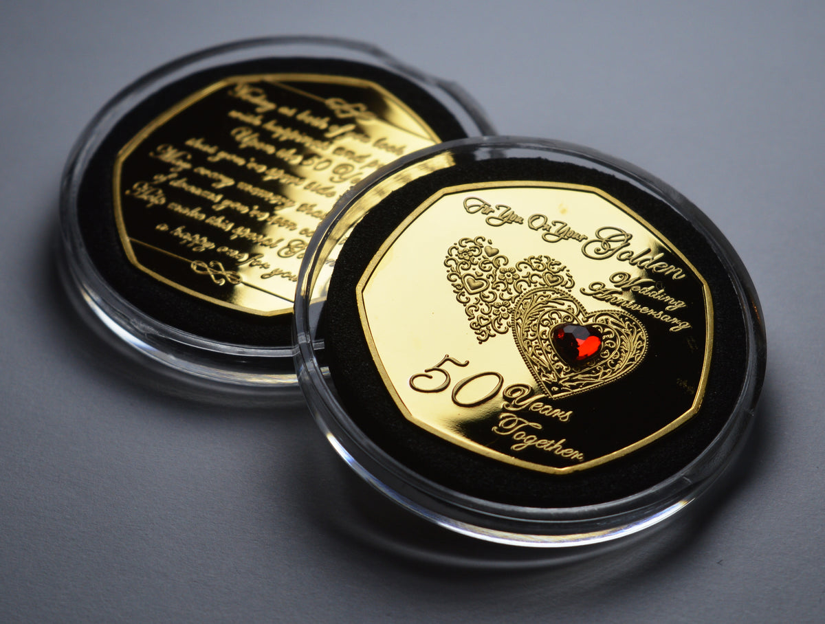 50th Wedding Anniversary – The Commemorative Coin Company