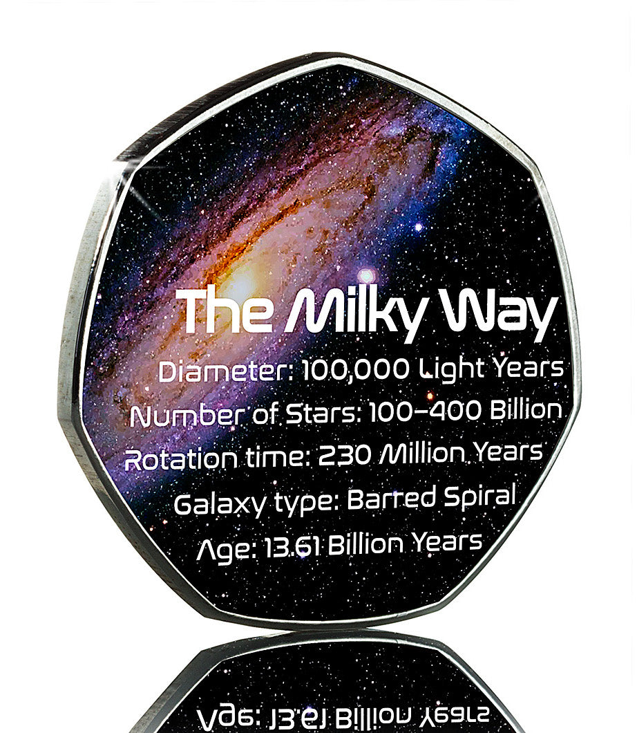 The Milky Way Galaxy - Full Colour – The Commemorative Coin Company