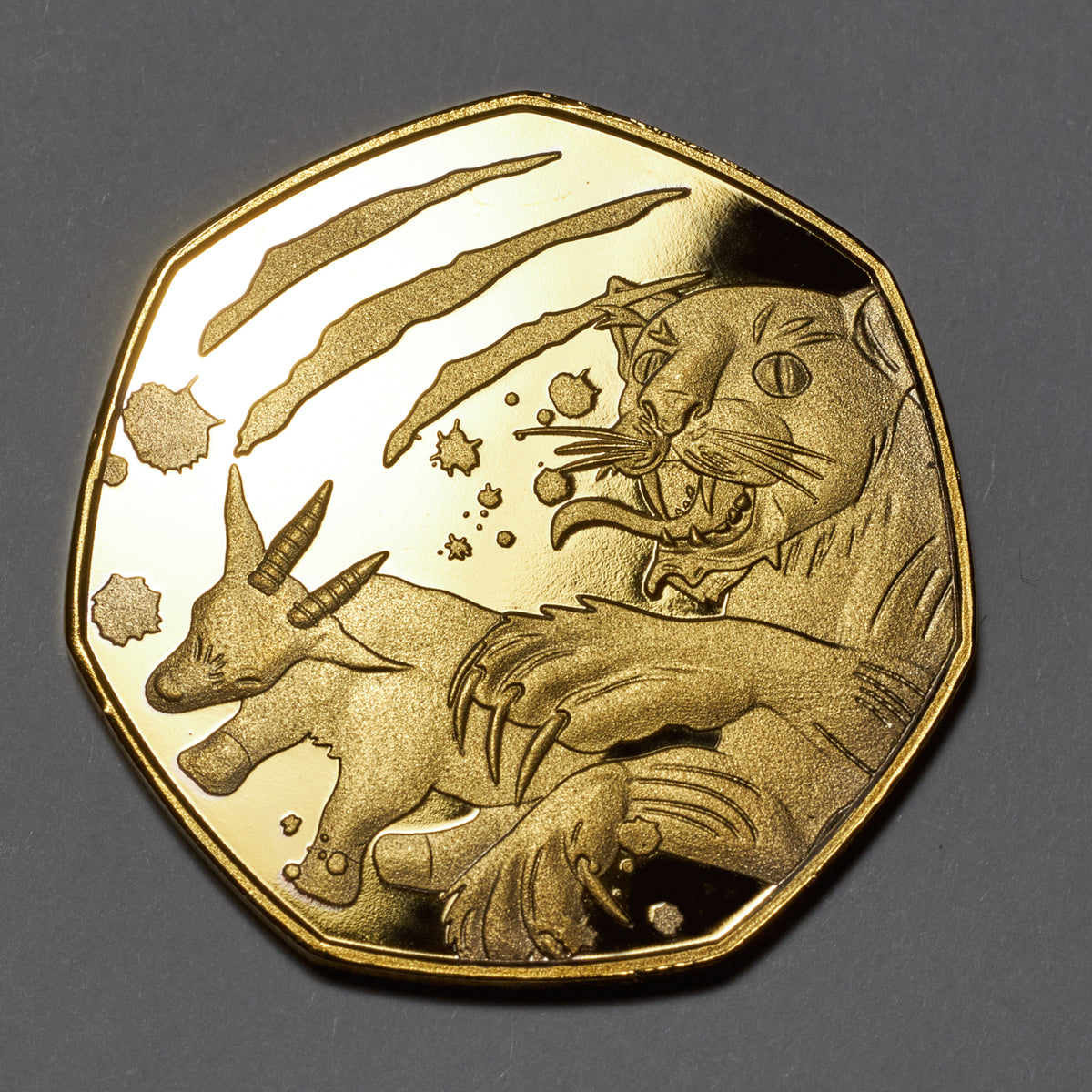 The Beast of Bodmin Moor - 24ct Gold – The Commemorative Coin Company