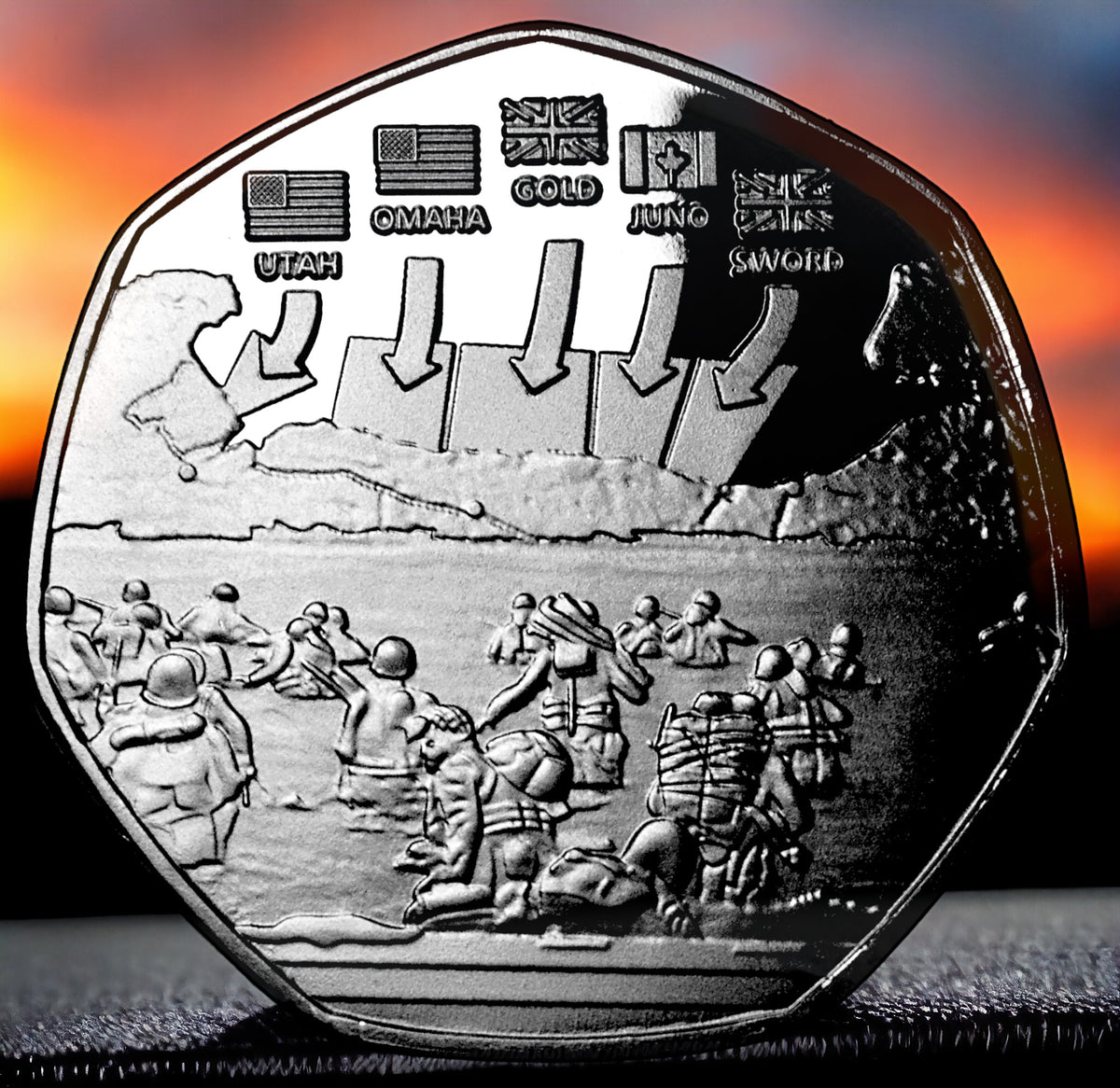 D-Day Landings 80th Anniversary - Silver – The Commemorative Coin Company