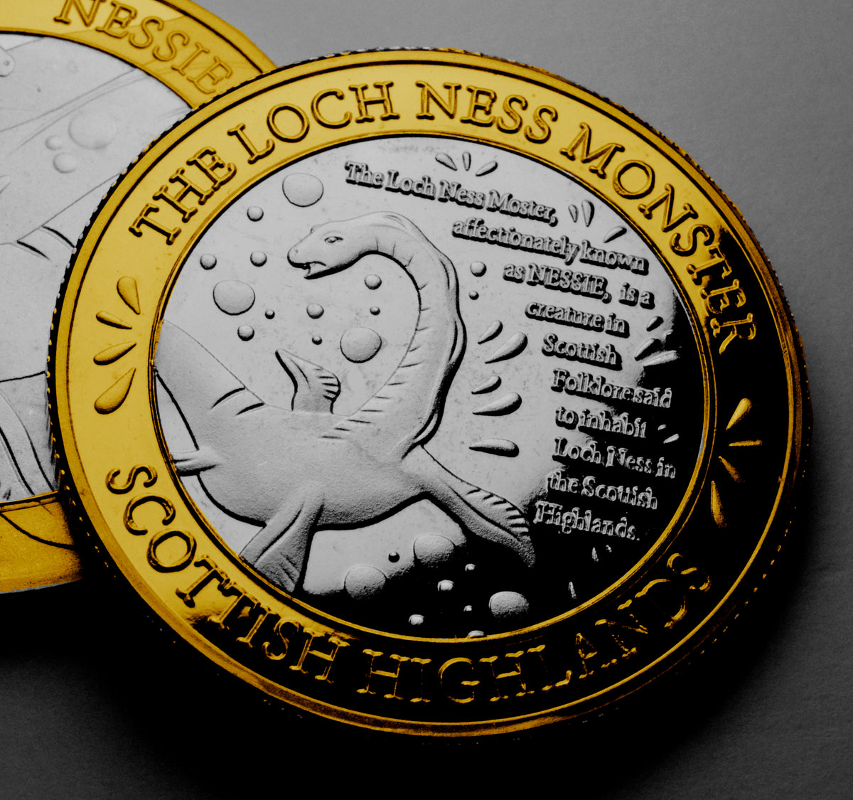 Loch Ness Monster - Dual Metal – The Commemorative Coin Company
