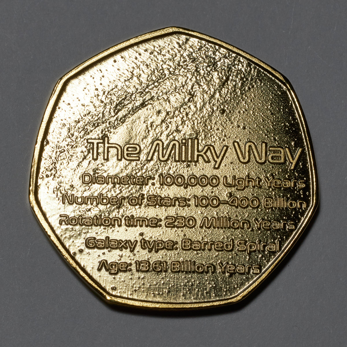 The Milky Way Galaxy - 24ct Gold – The Commemorative Coin Company