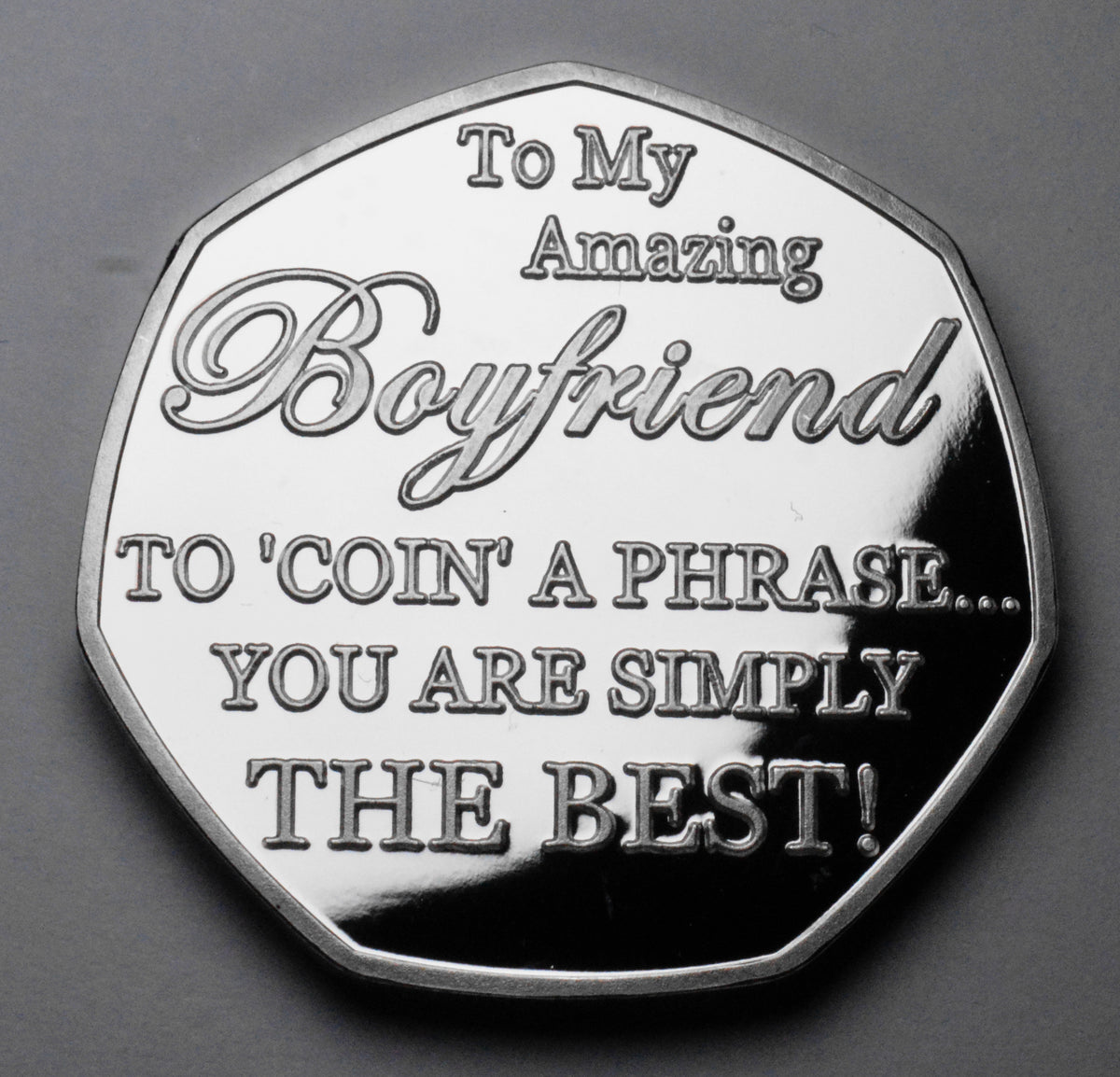 Boyfriend Birthday - 'Coin a Phrase' - Silver – The Commemorative Coin ...