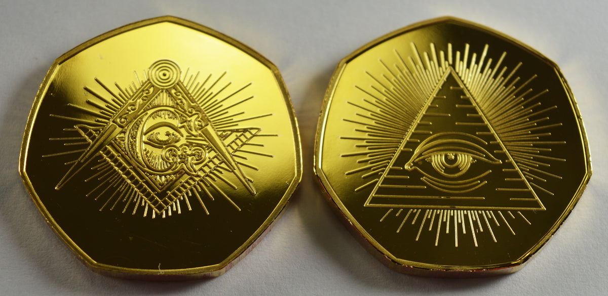 Freemasons, Masonic - 24ct Gold – The Commemorative Coin Company