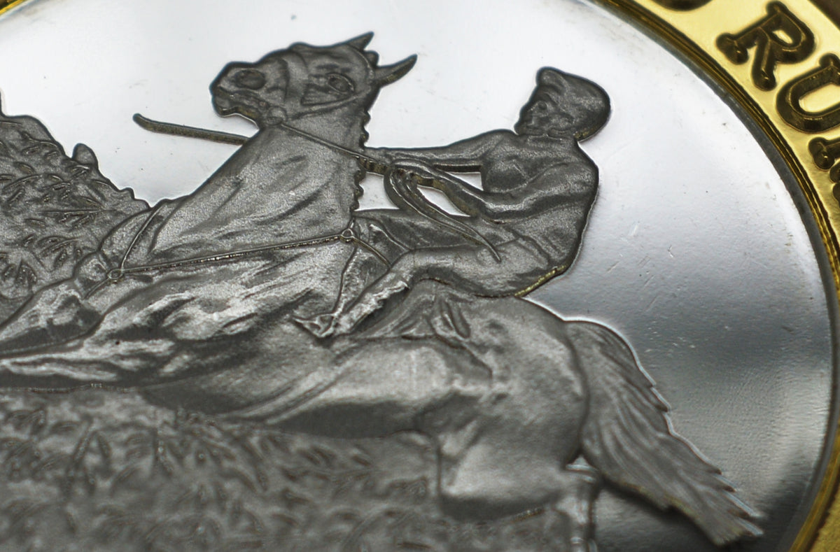 Red Rum - Silver & 24ct Gold – The Commemorative Coin Company