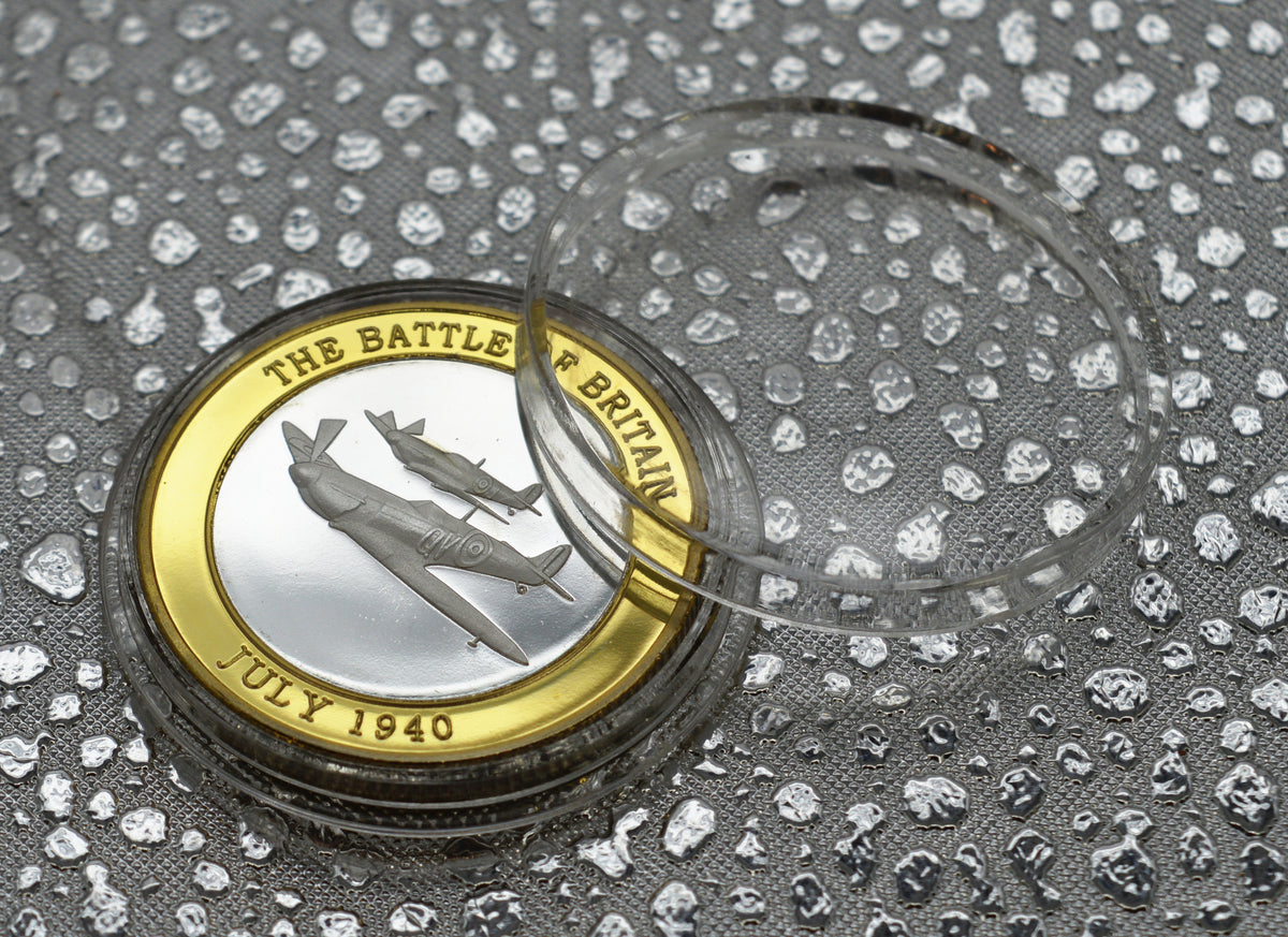 Battle of Britain, Spitfire - Silver & 24ct Gold – The Commemorative ...
