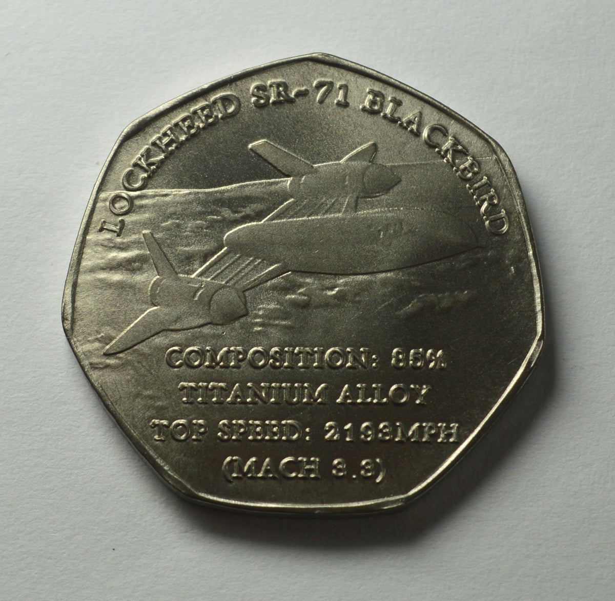 Lockheed Blackbird - Titanium – The Commemorative Coin Company