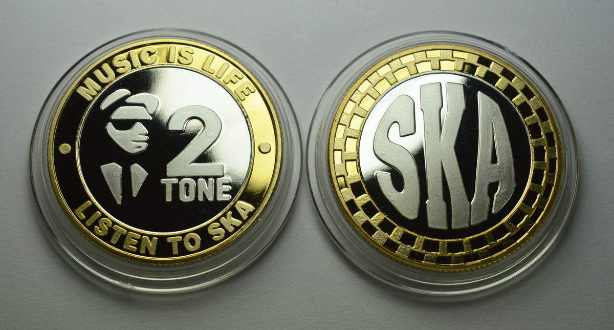 2Tone SKA Music - Silver & 24ct Gold – The Commemorative Coin Company