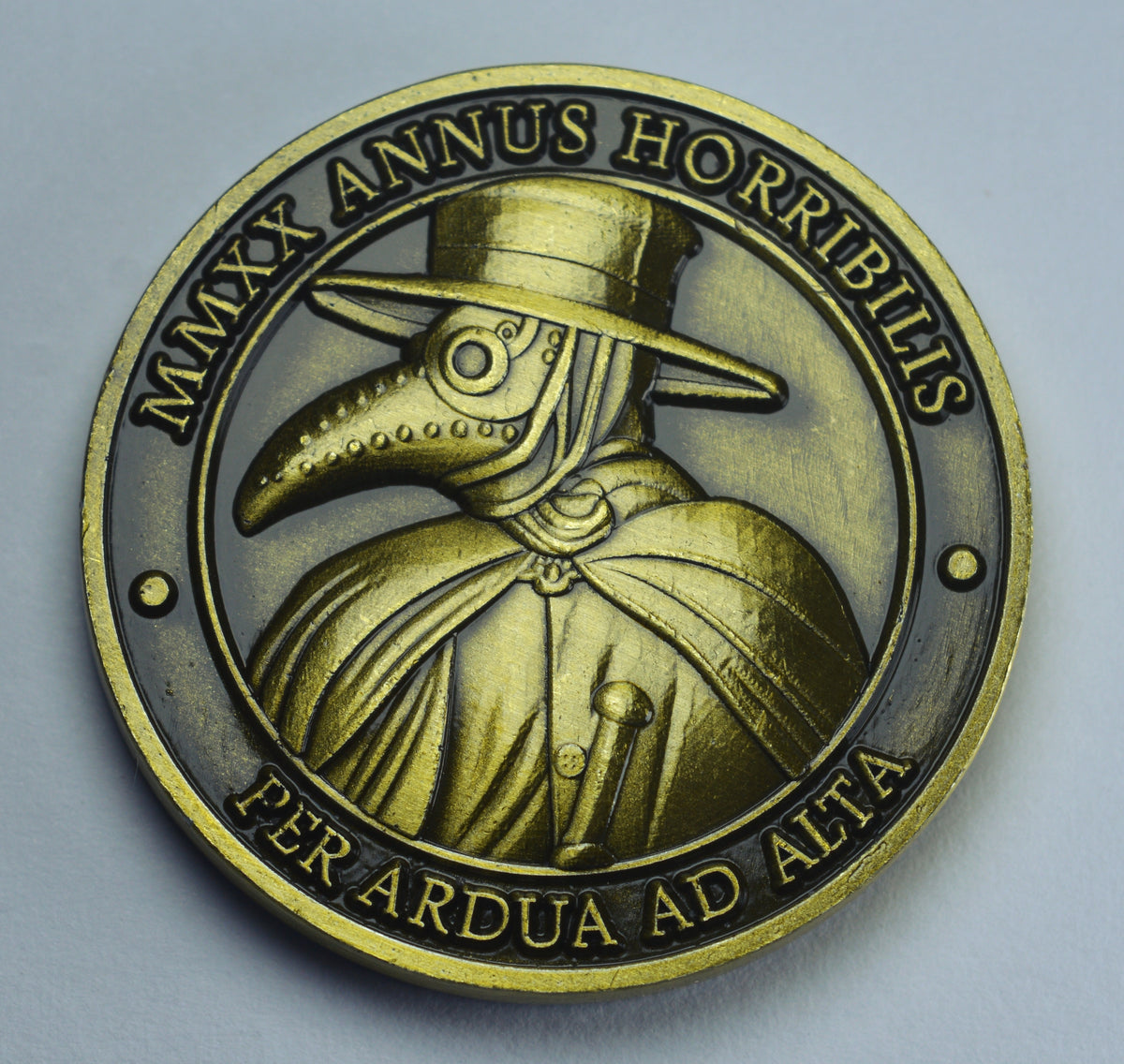 'I Survived 2020' - Plague Doctor - Antique Gold – The Commemorative ...