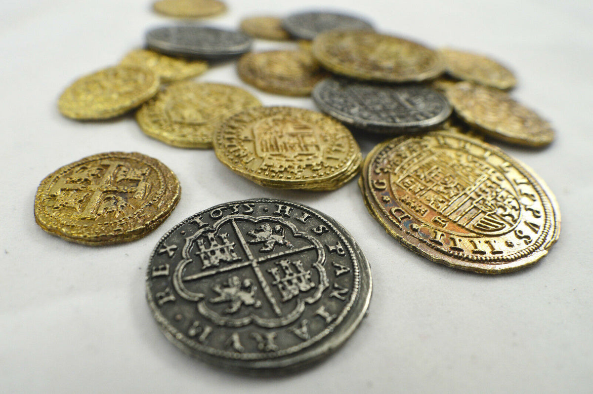 Collection of 20 Spanish Armada Gold/Silver Doubloons 1588 – The ...